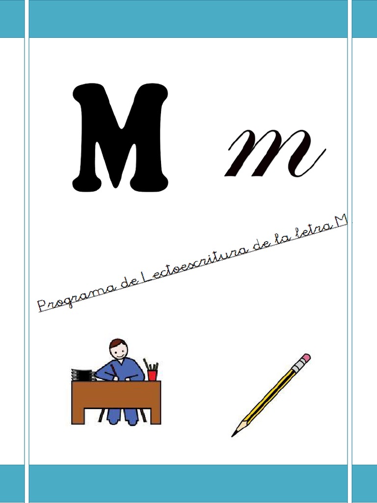 Lectoescritura Letra M | PDF