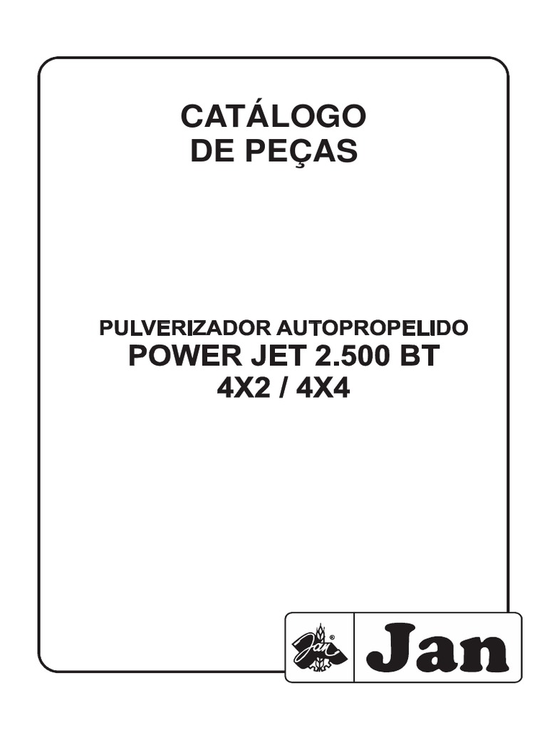 4 Ed Rev01 Catalogo Power Jet BT (Baixa) | PDF | Engenharia Mecânica ...