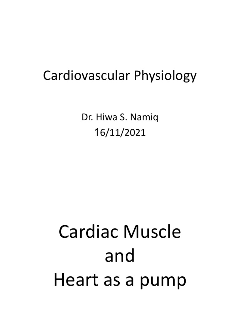 CV Physio-Introduction | PDF | Heart | Ventricle (Heart)