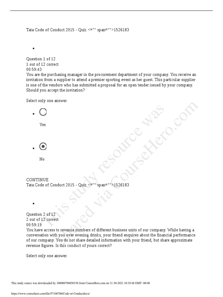 Code of Conduct | PDF | Justice | Crime & Violence