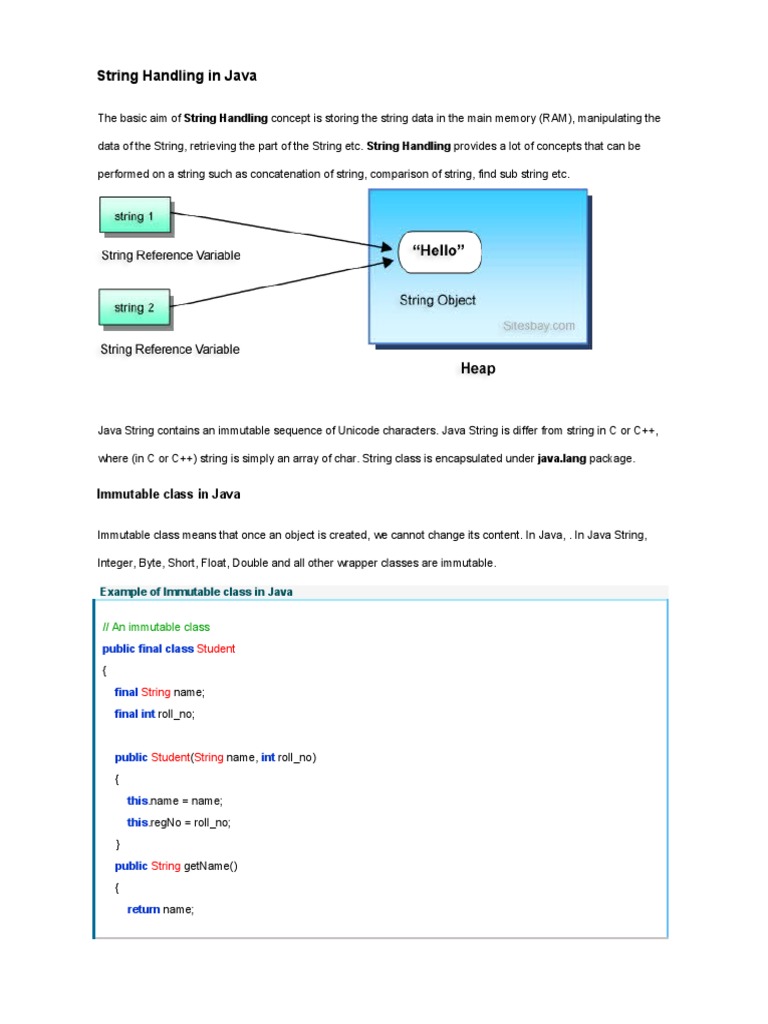 Strings Notes Pdf String Computer Science Integer Computer Science