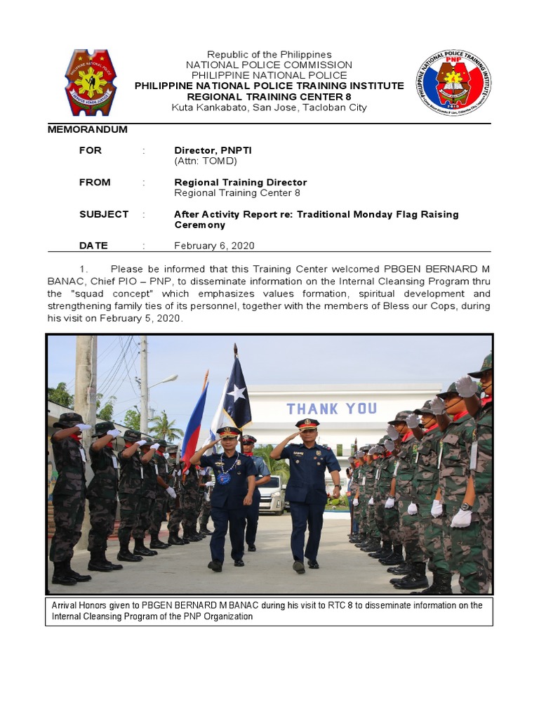 PNP Internal Cleansing Visit | PDF