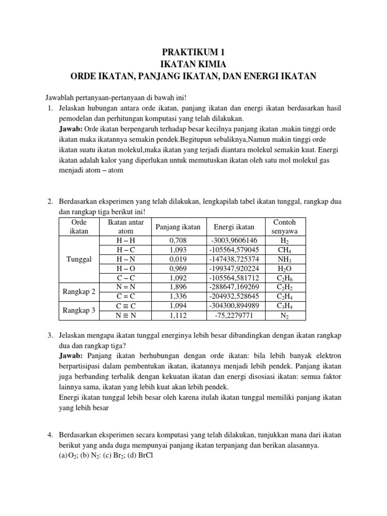Praktikum 1 Komputasi 1 | PDF