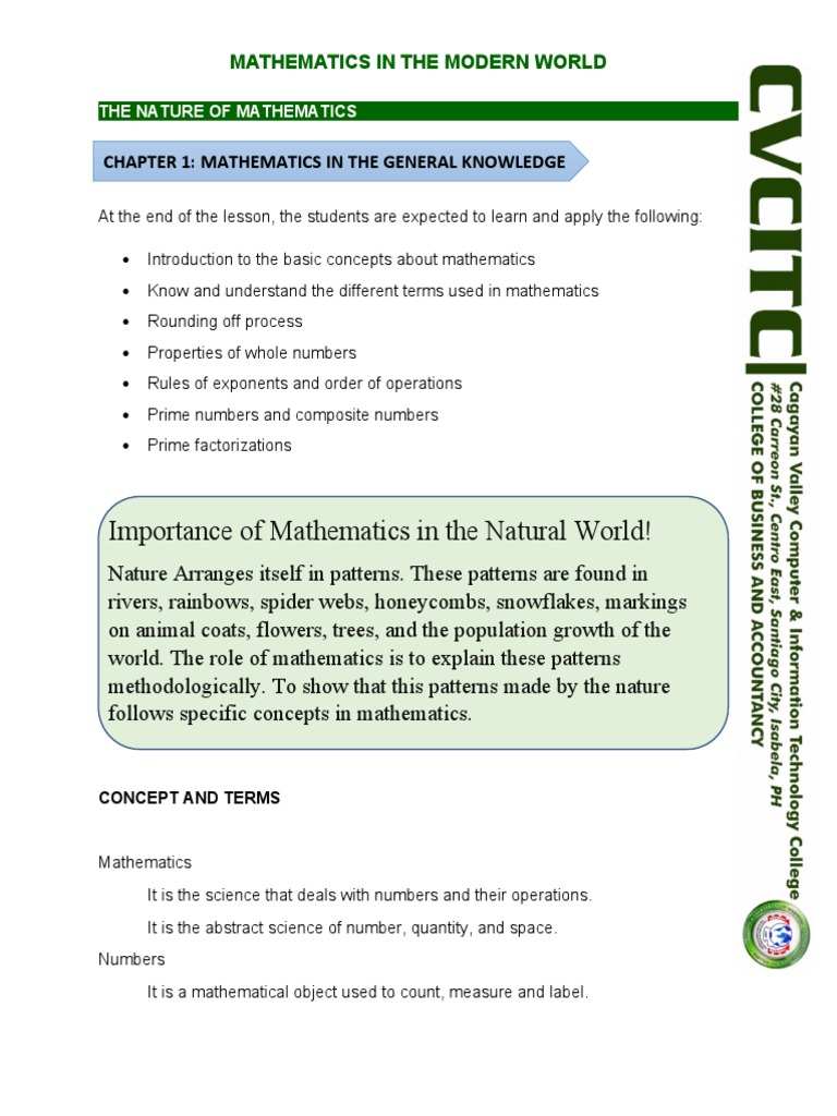 Lesson 1 | PDF | Numbers | Rational Number