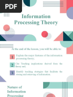 Miller's Information Processing Theory | PDF | Memory | Recall (Memory)
