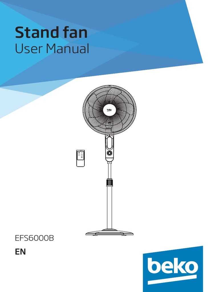 Stand Fan: User Manual | PDF | Nut (Hardware)