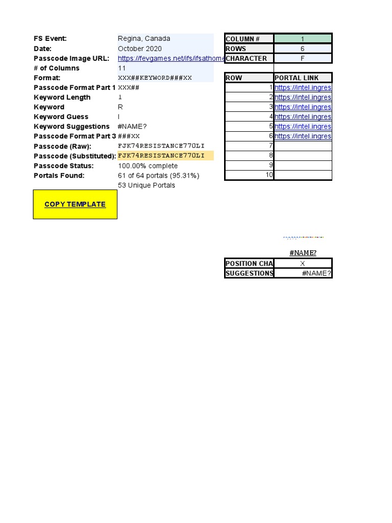 IFS Portal Hunt - Expert Decoder Template | PDF | Password | Cryptography