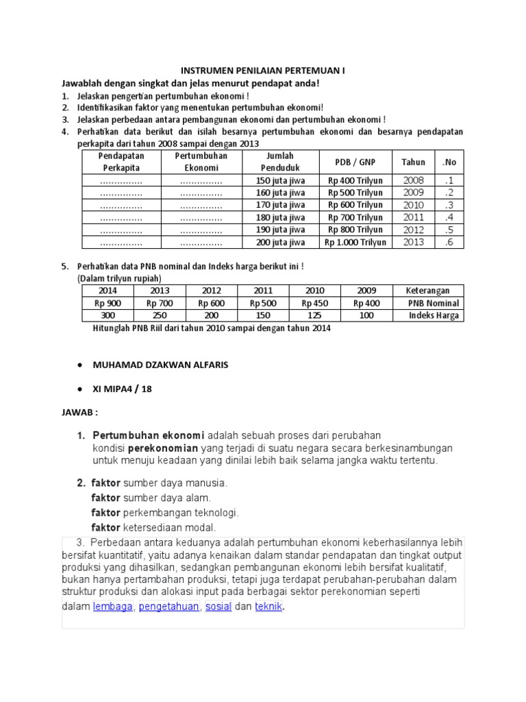 Jawaban Tugas Pertemuan 1 | PDF | Pengelolaan Keuangan & Uang