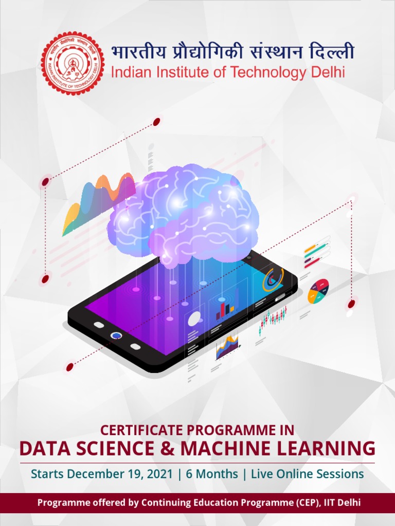 Data Science & Machine Learning: Certificate Programme in | PDF ...