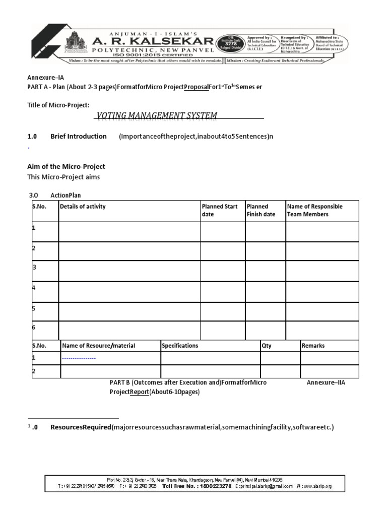 Voting Management System: 1.0 Brief Introduction | PDF | Computing ...
