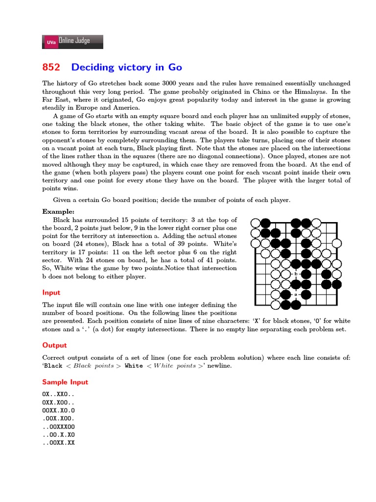 Deciding Victory in Go: Example | PDF | Computer Programming | Computing