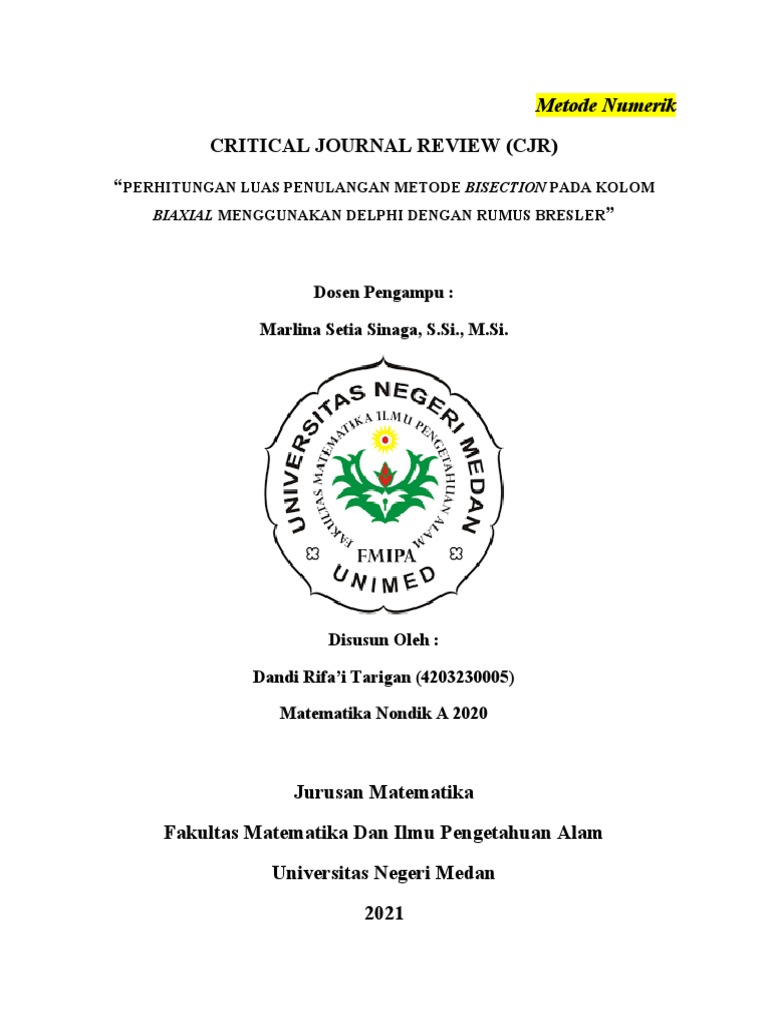 CJR Metnum | PDF | Metode & Bahan Ajar