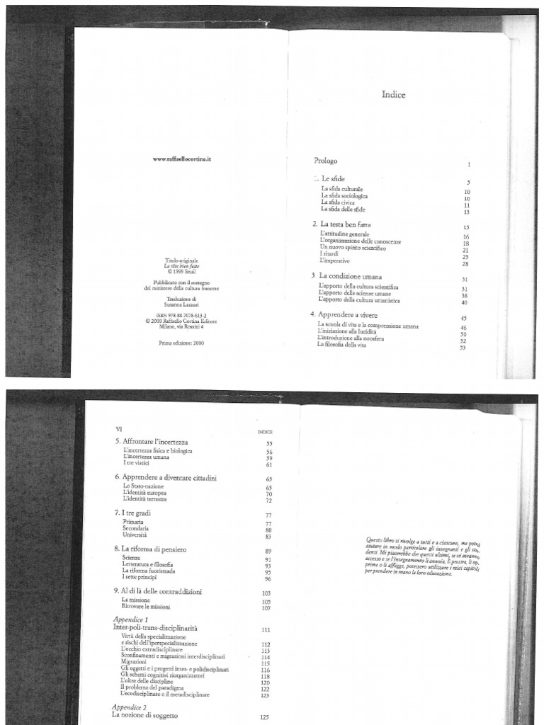 La Testa Ben Fatta Morin | PDF