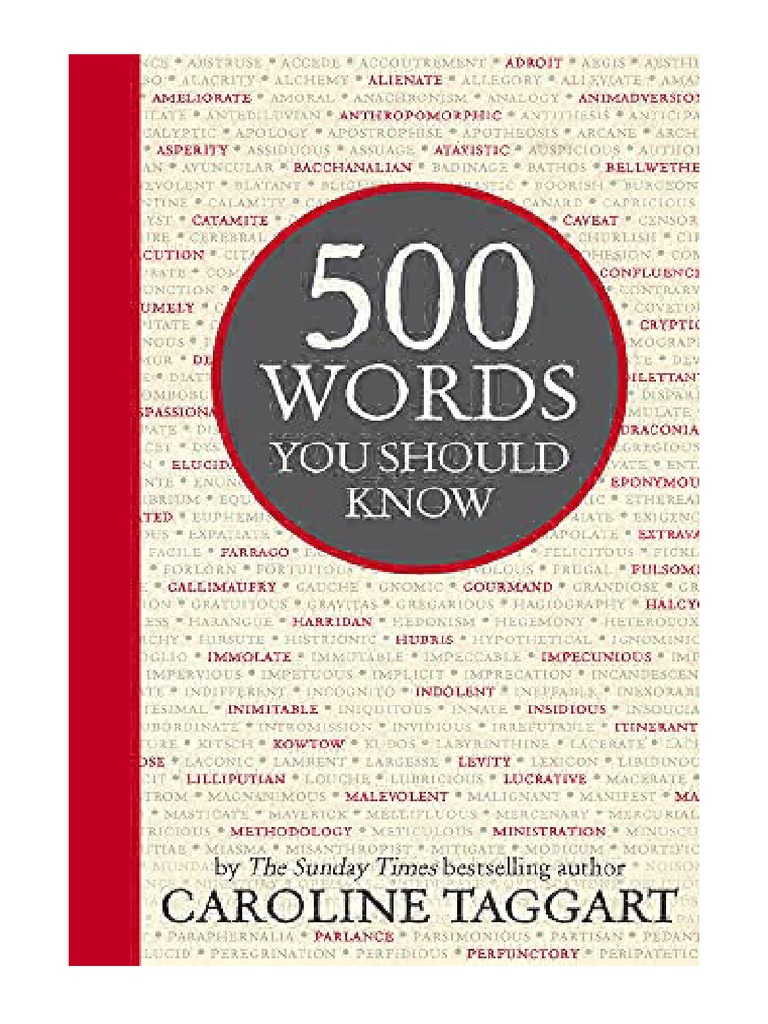 500 Words You Should Know - Language: Reference & General | PDF