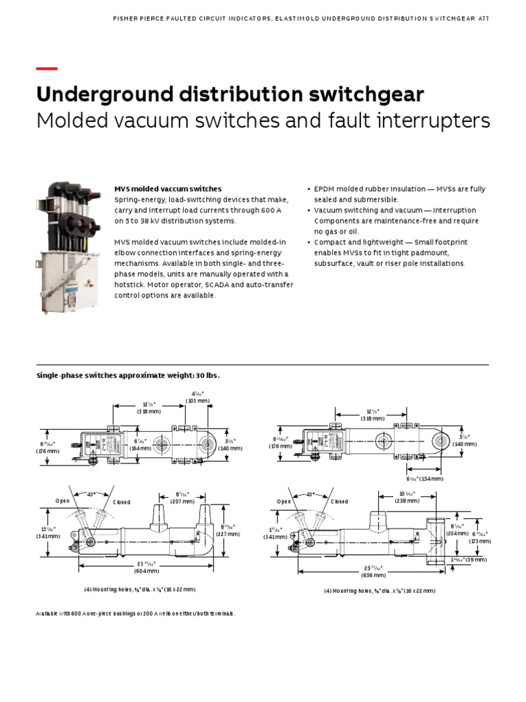 Underground Distribution Switchgear | PDF | Equipment | Manufactured Goods