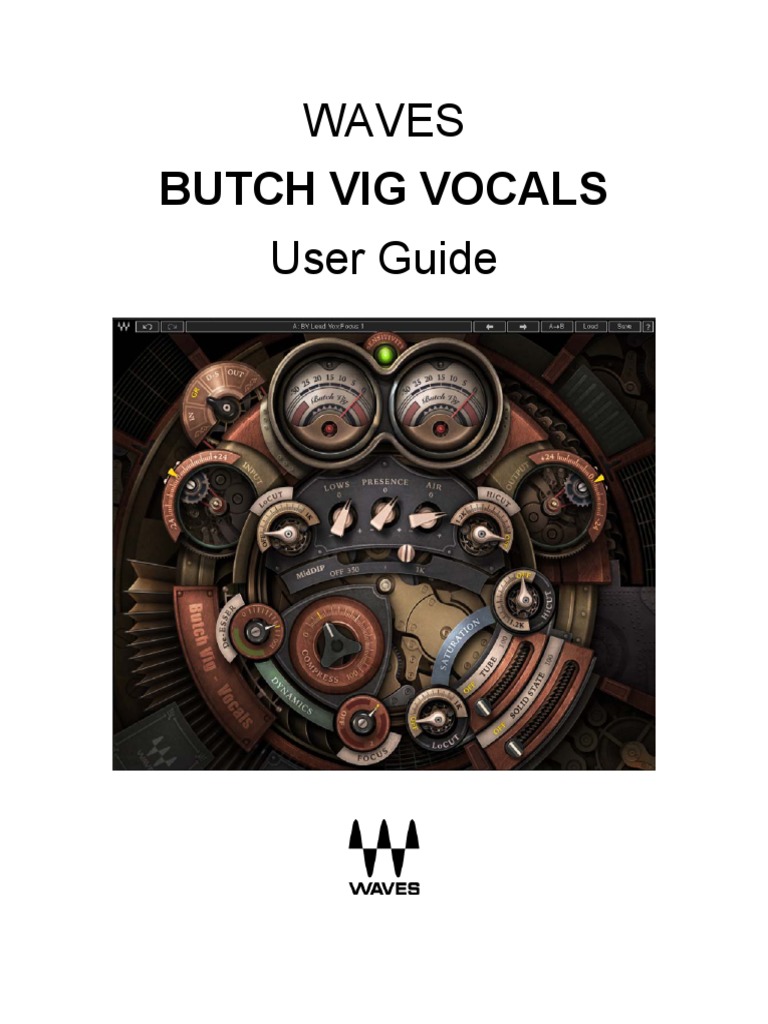 Butch Vig Vocals: Waves User Guide | Download Free PDF | Equalization ...