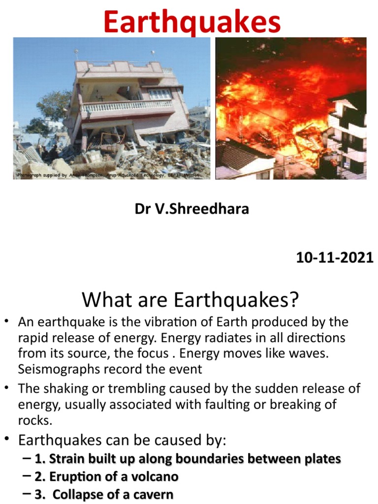 Ch-2, Earthquakes | PDF | Earthquakes | Tsunami