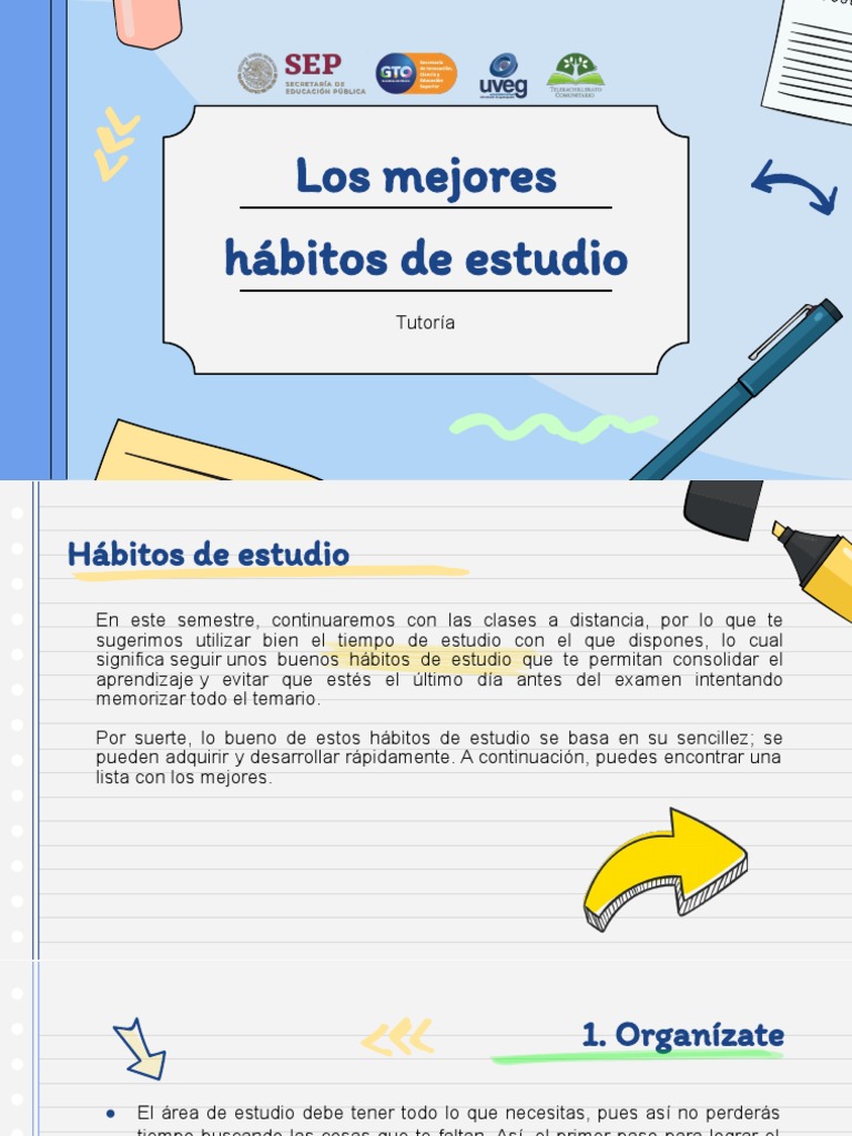 Mejores hábitos de estudio para el éxito | PDF | Prueba (evaluación)