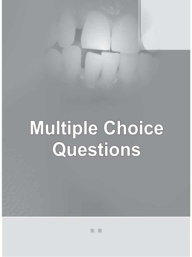 MCQ Oral Histology (Textbook) | PDF | Tooth Enamel | Human Tooth