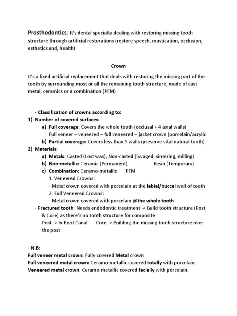 Fixed Prosthodontics | PDF | Mouth | Dentistry Branches