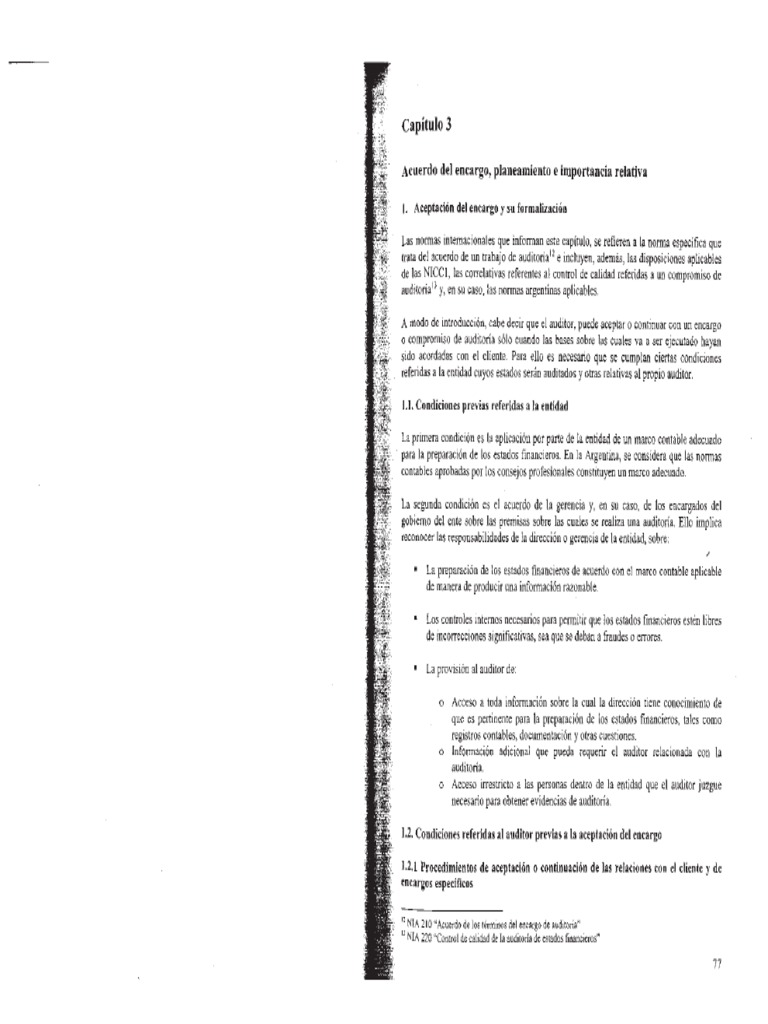 Lattuca - Auditoría - Capitulo 3 | PDF