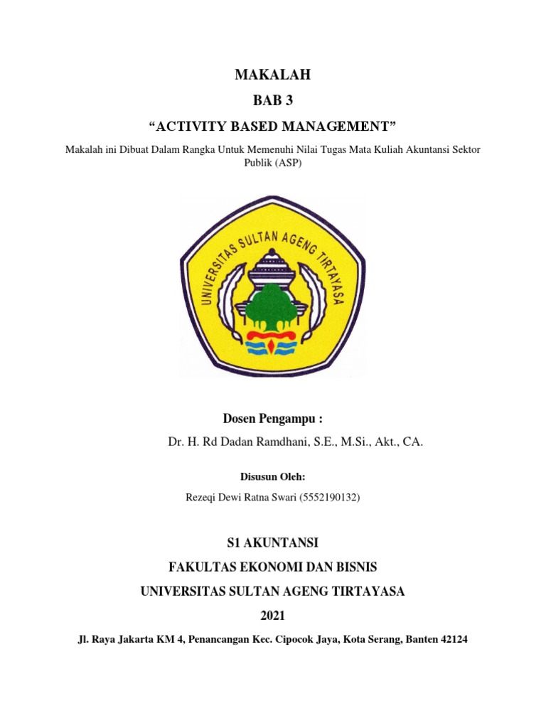 Akmen 1 - Bab 3 | PDF