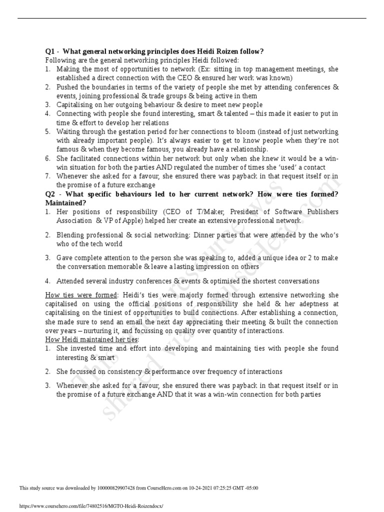 This Study Resource Was: Q1 - What General Networking Principles Does ...