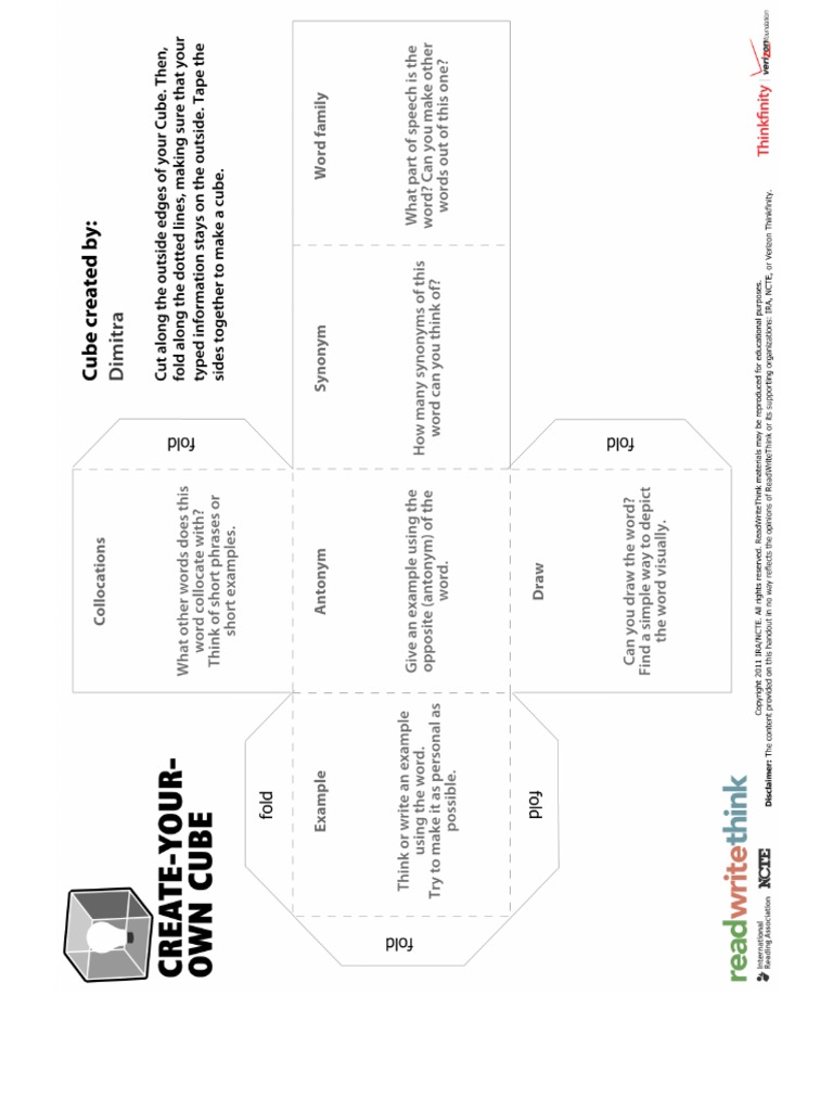 Vocabulary Cube | PDF