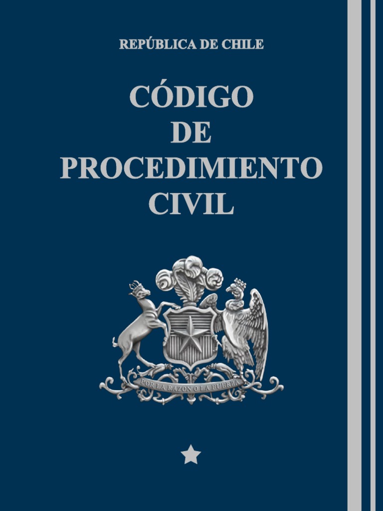 Codigo Procedimiento Civil Chile (Actualizado A DIC-2021) | PDF ...