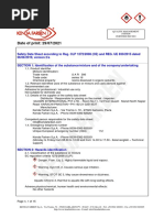 ABRO Cellulose Thinners MIS42305 | PDF | Toxicity | Carbon Dioxide
