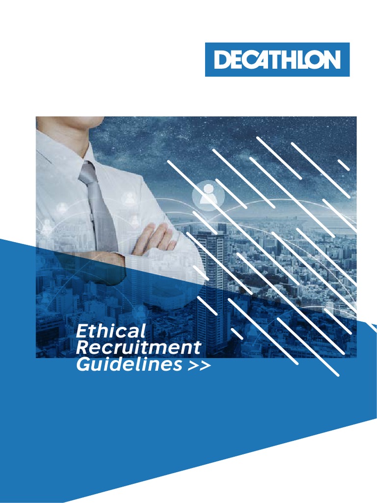 Suppliers Ethical Recruitment Guidelines | PDF | Employment | Labour ...