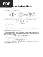 Flange Leakage Check Using Caesar II | PDF