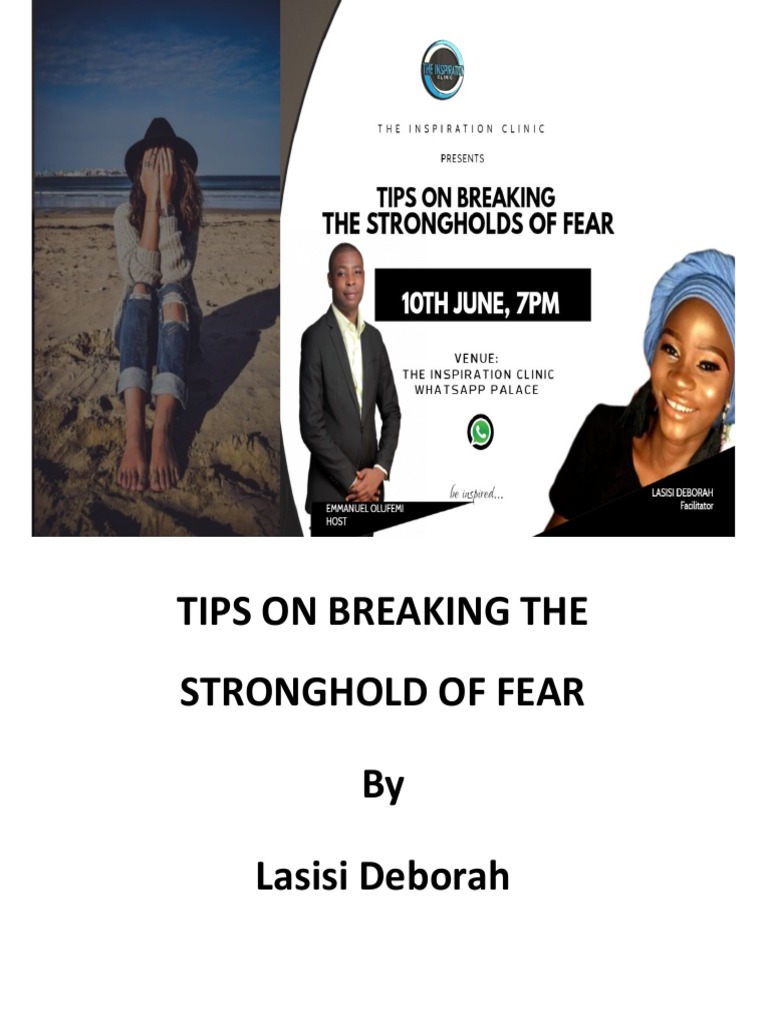 Tips On Destroying The Srongholds of Fear | PDF | Mind | Conscience