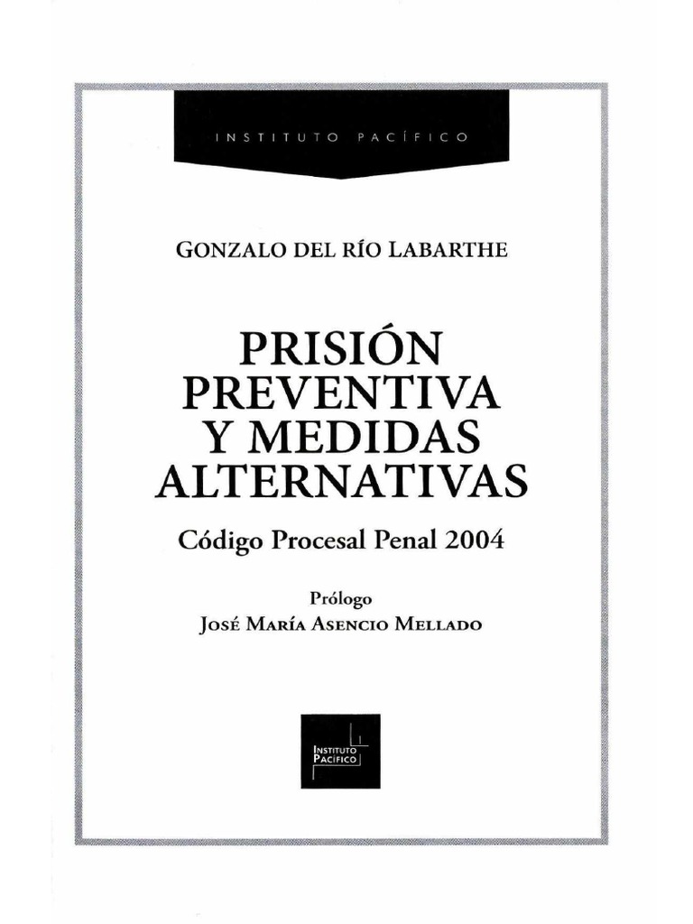 Libro de Prision Preventiva y Medidas Cautelares | PDF