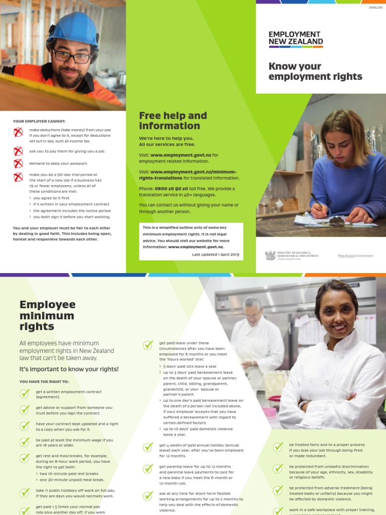 Employment Rights New Zealand | PDF | Employment | Economies