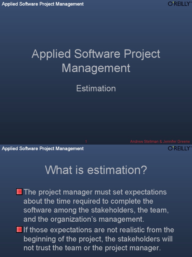 03 Estimation | PDF | Project Management | Software Development