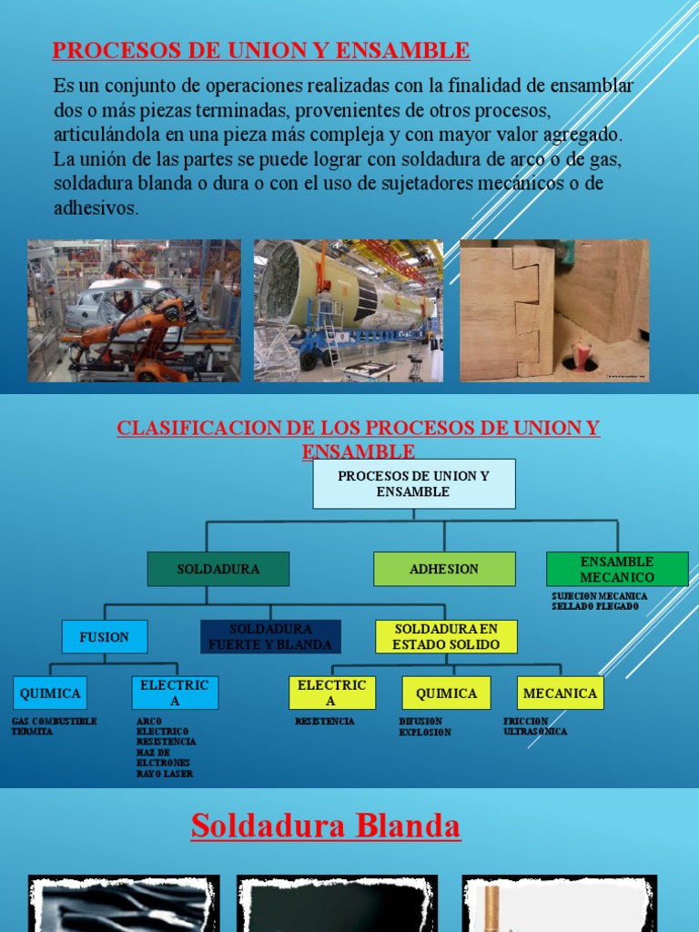 Procesos de Unión y Ensamble Industrial | PDF | Construcción | Soldadura