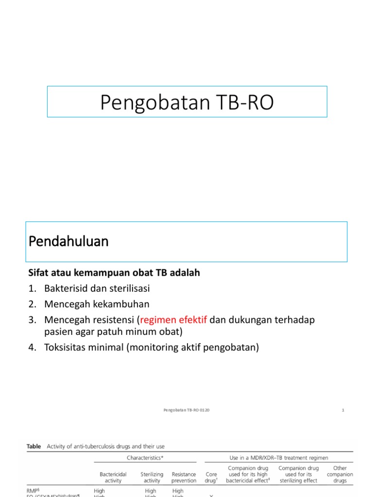 Update Pengobatan TB | PDF