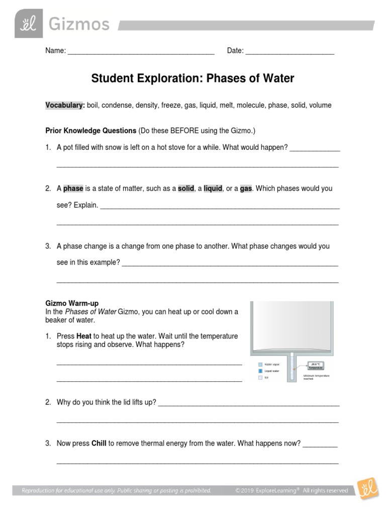Phases of Water: Temperature and State Changes | PDF | Phase (Matter ...