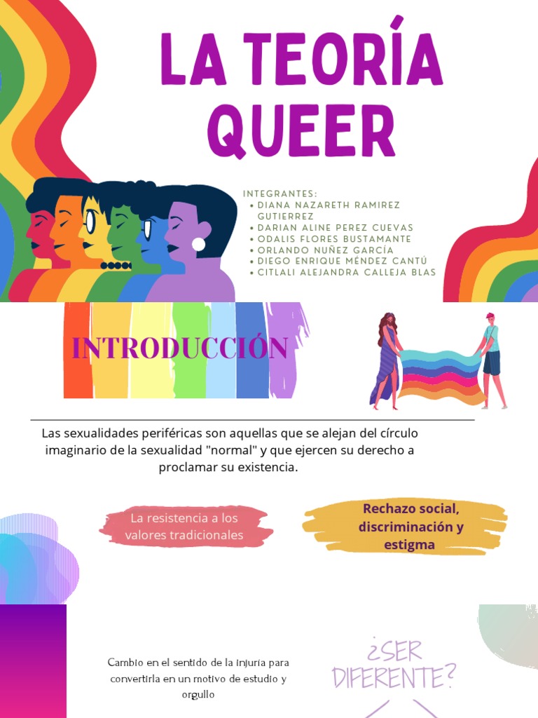 La Teoría Queer Presentación | PDF | Homosexualidad | Género