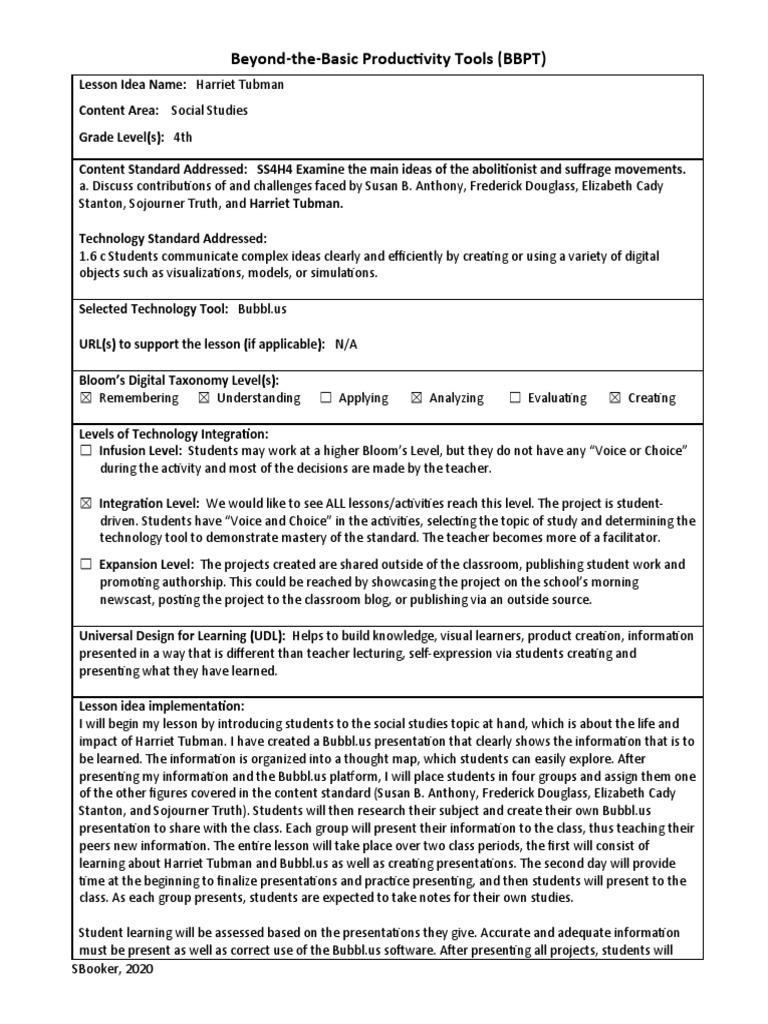 Beyond The Basics Lesson Plan G Mihelick | PDF | Learning | Cognition