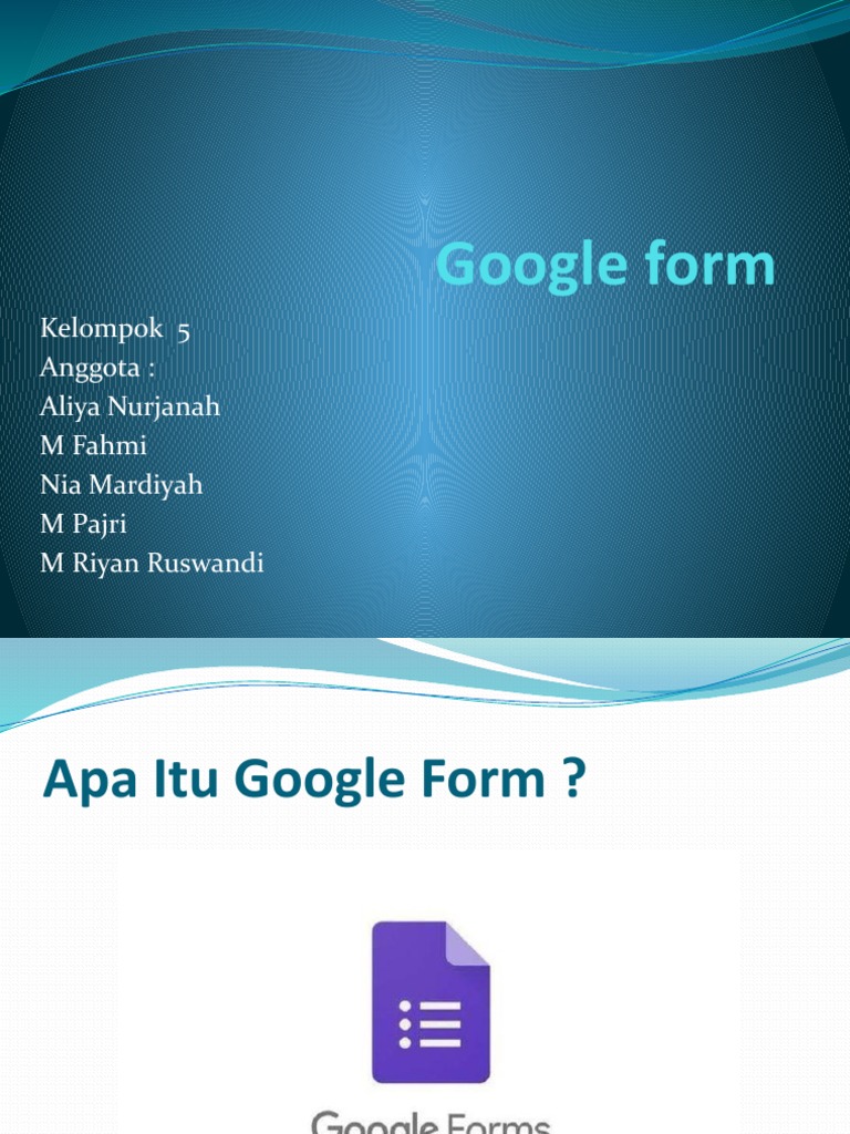 Pengantar dan Manfaat Google Form | PDF | Bisnis