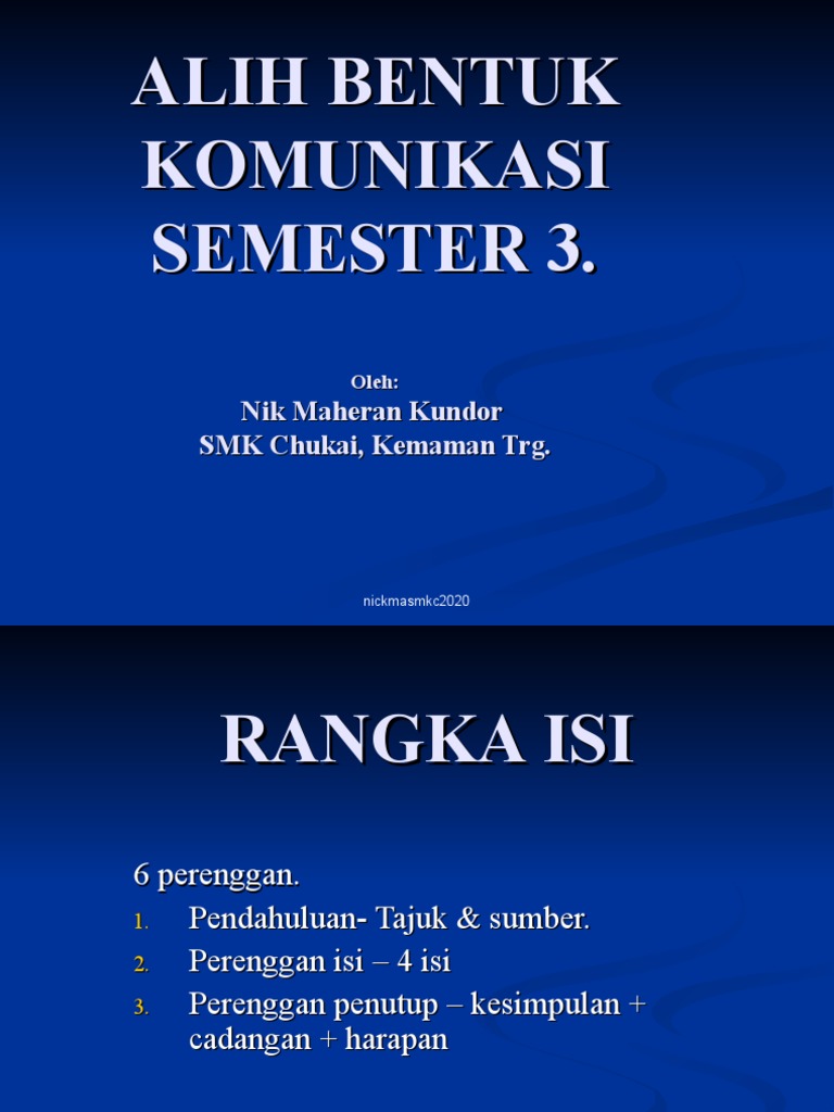 Abk Sem 3 THN 2020 | PDF