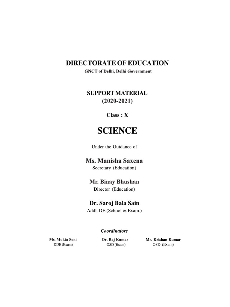 10 Science English 2020 21 | PDF | Periodic Table | Precipitation ...