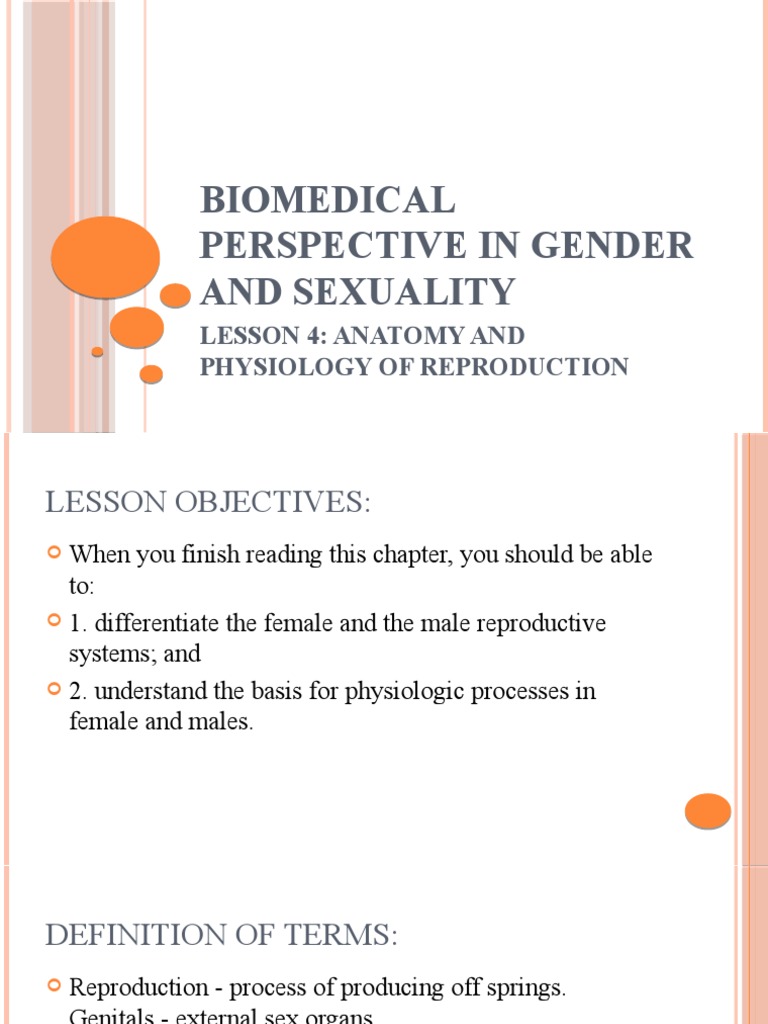 Lesson 4-Biomedical Perspective in Gender and Sexuality | PDF ...
