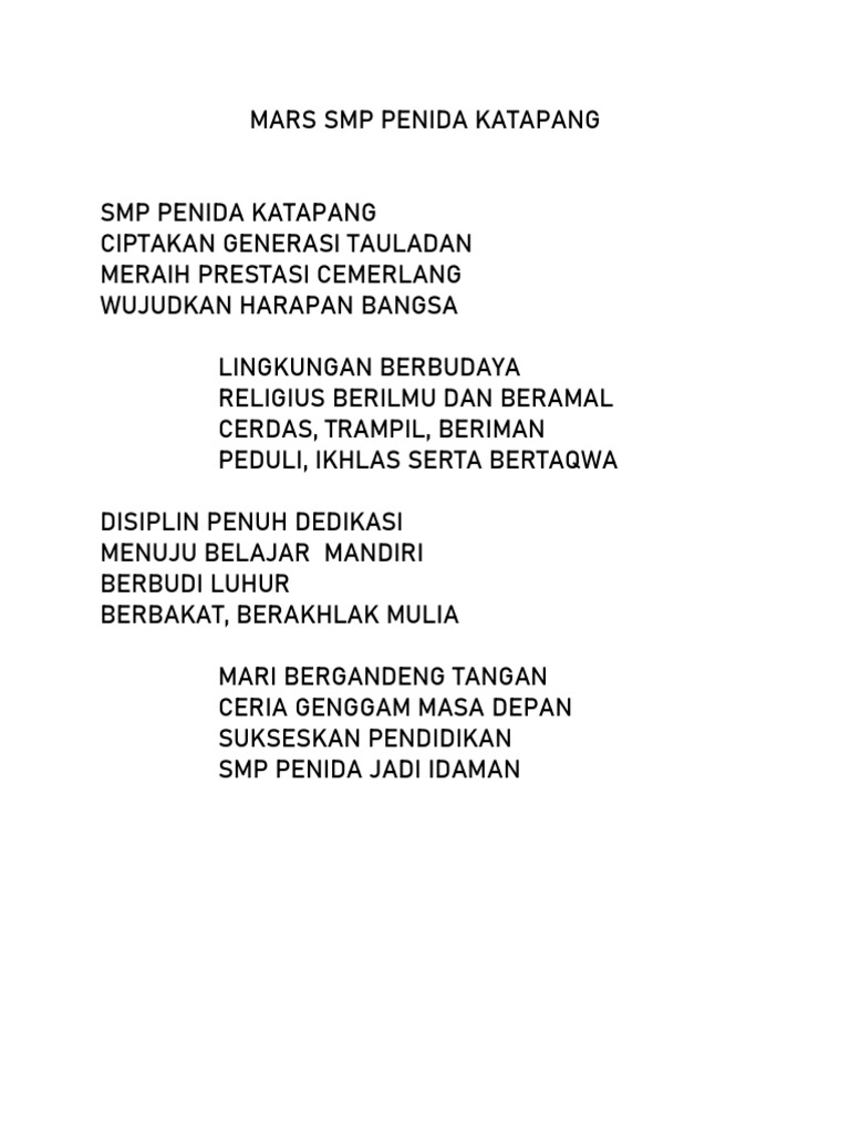 Mars SMP Penida | PDF
