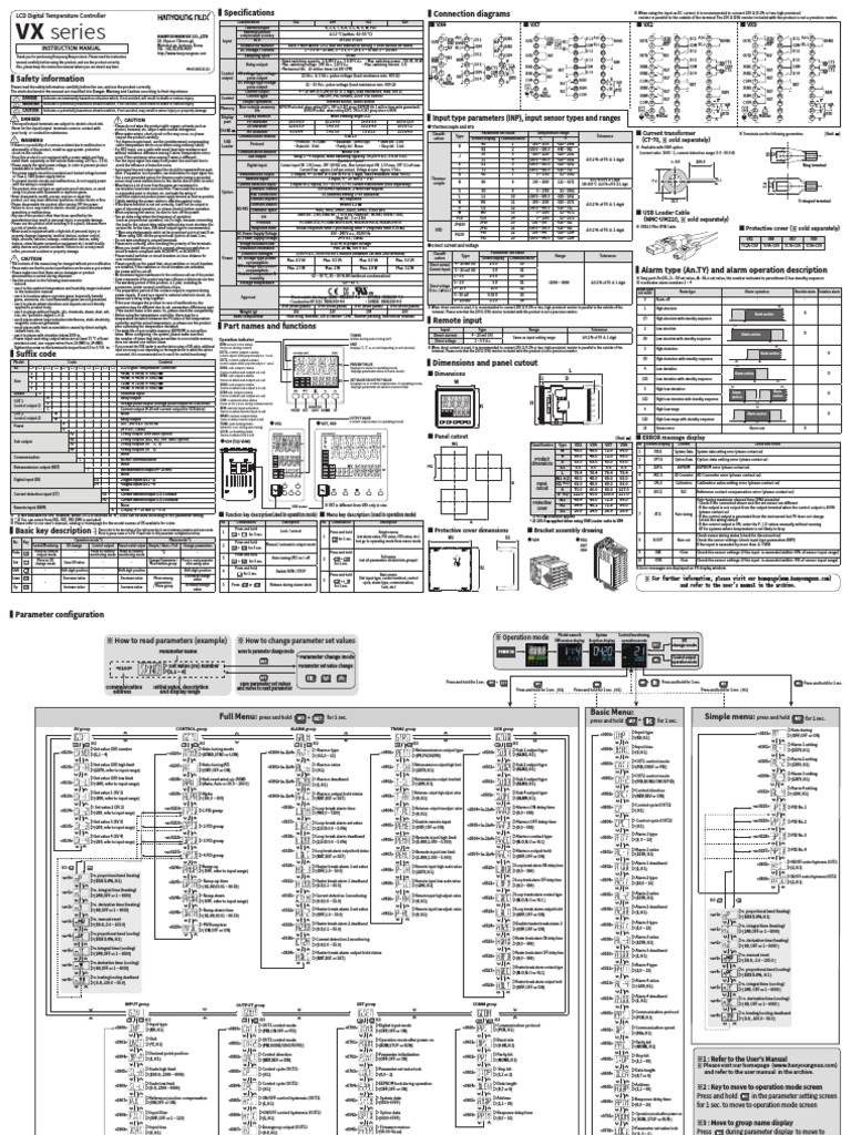 VX Series: Vx2-All Vx4-All Vx7-All Vx9-All | PDF | Electrical ...