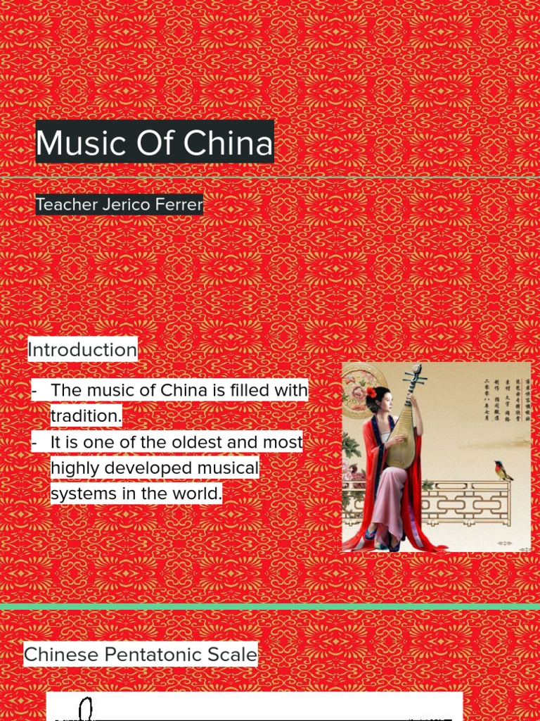 Music of China | PDF | Musical Instruments | Sound
