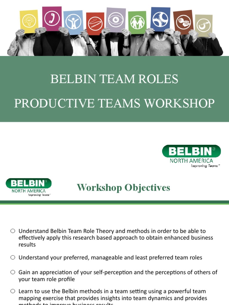 Belbin Workshop Slides Basic | PDF | Cognition | Human Nature