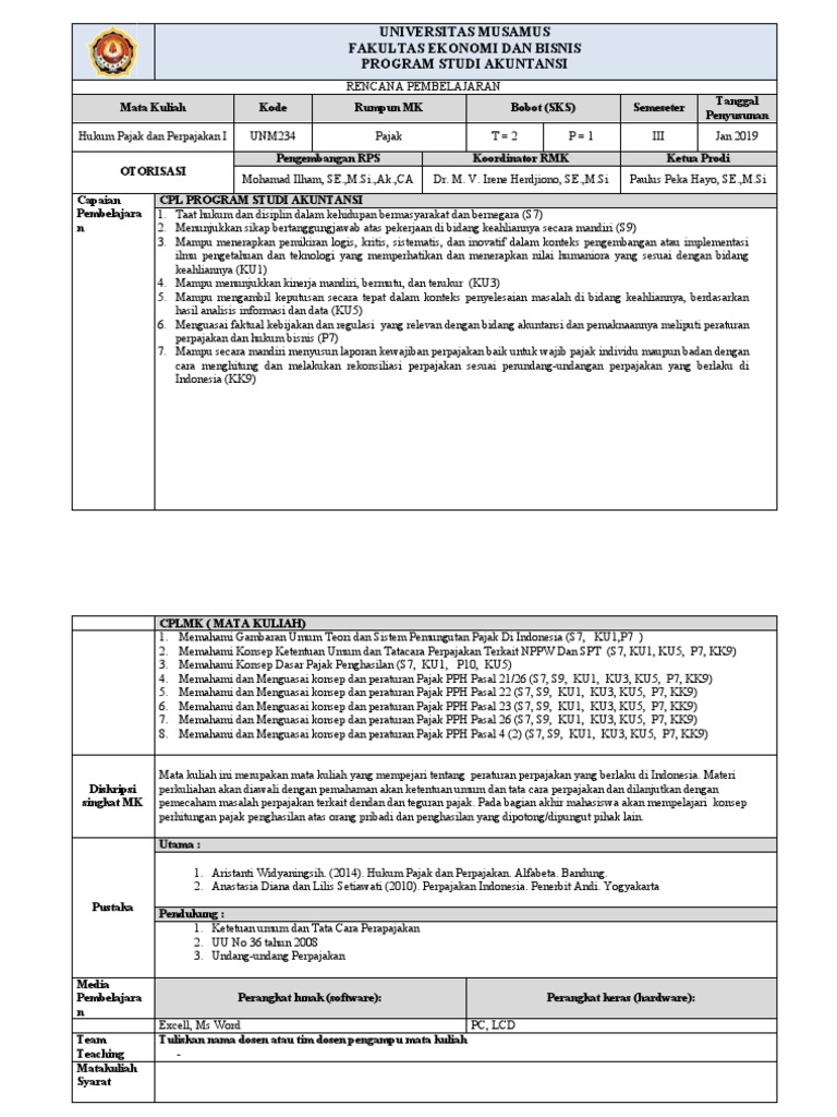 10 Ref RPS Perpajak | PDF